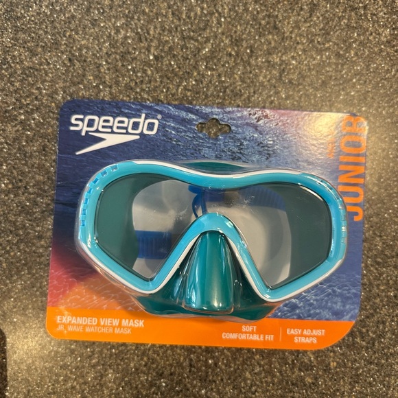 Speedo | Swim | Speedo Kids Swim Mask Teal And White | Poshmark